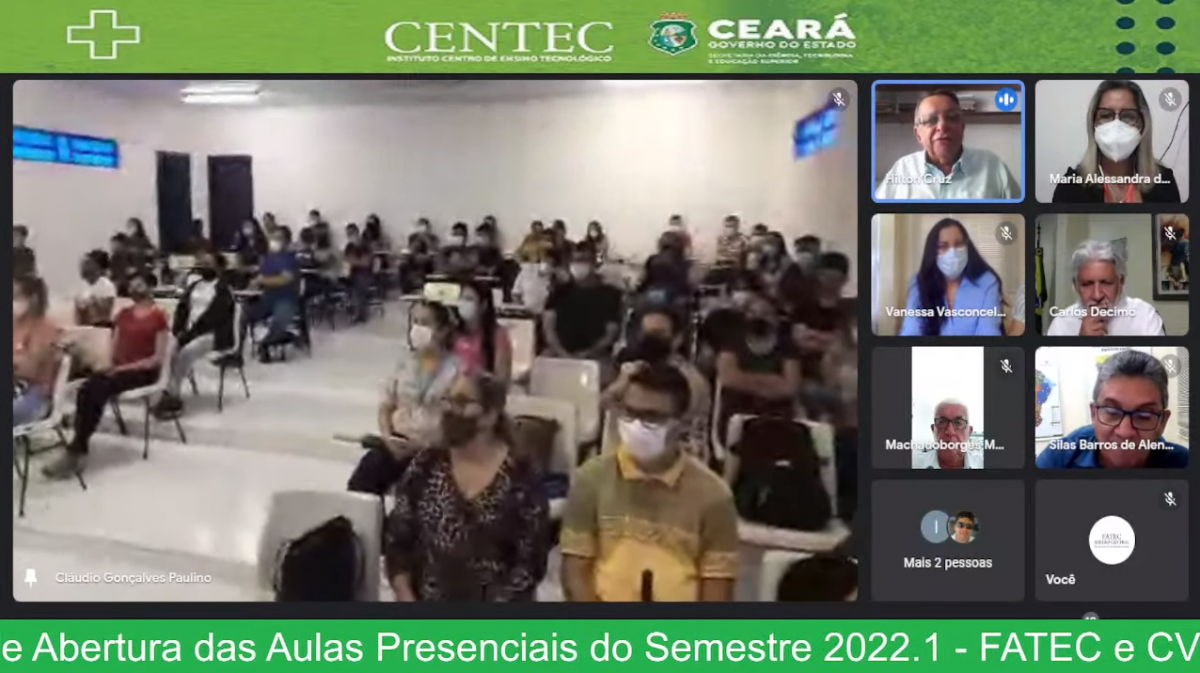 Fatec & CVTEC: solenidade celebra retomada das aulas presenciais ...